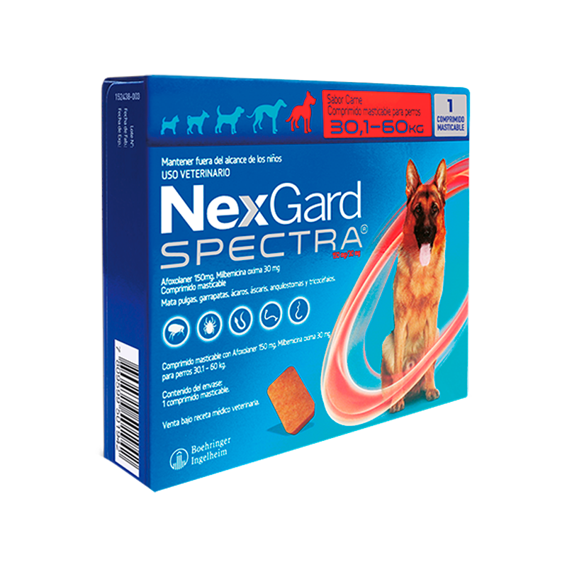 NexGard Spectra Dog 30-60kg - PetStop – Tienda Online