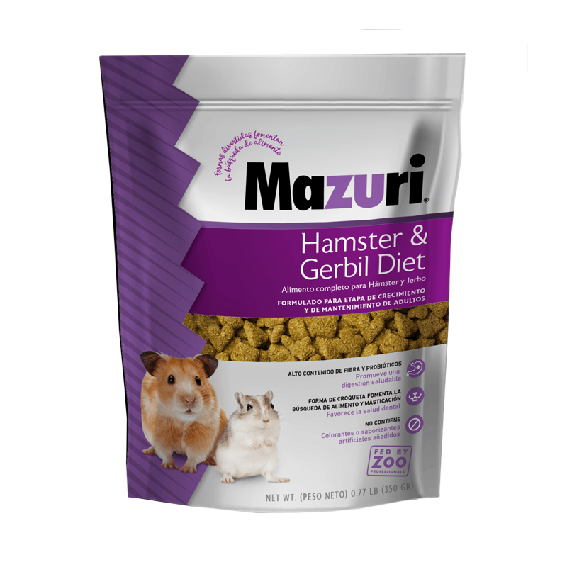 Mazuri Hamster & Gerbil 350gr - PetStop – Tienda Online